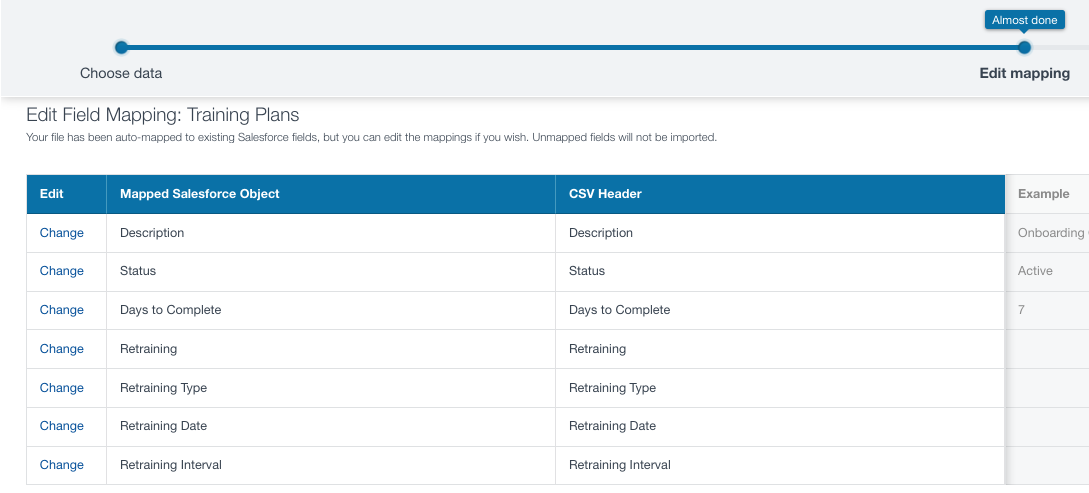 Dataload: Training Records Dataload: Training Records